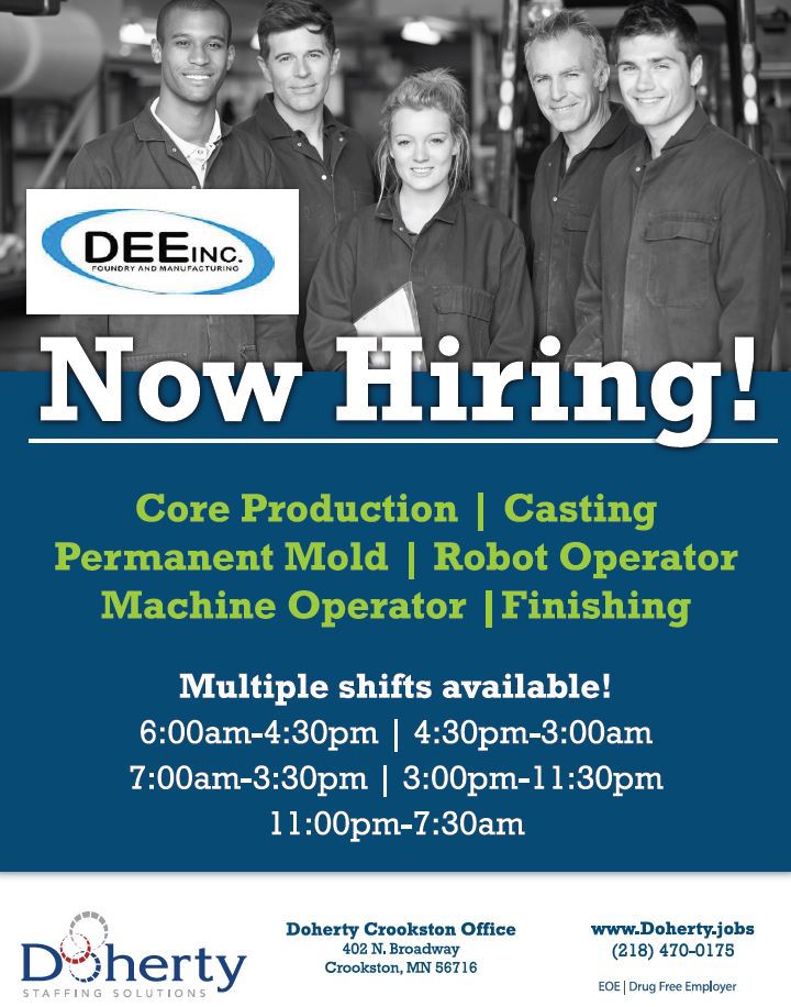 Join The DEE Team | Dee Manufacturing LLC